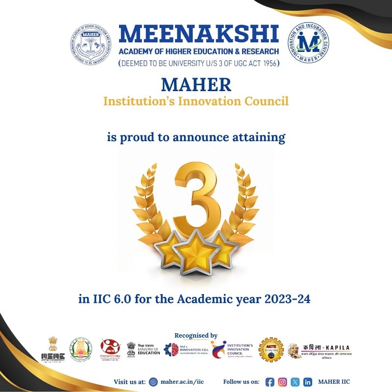 Meenakshi Academy of Higher Education and Research – MAHER Deemed to be ...